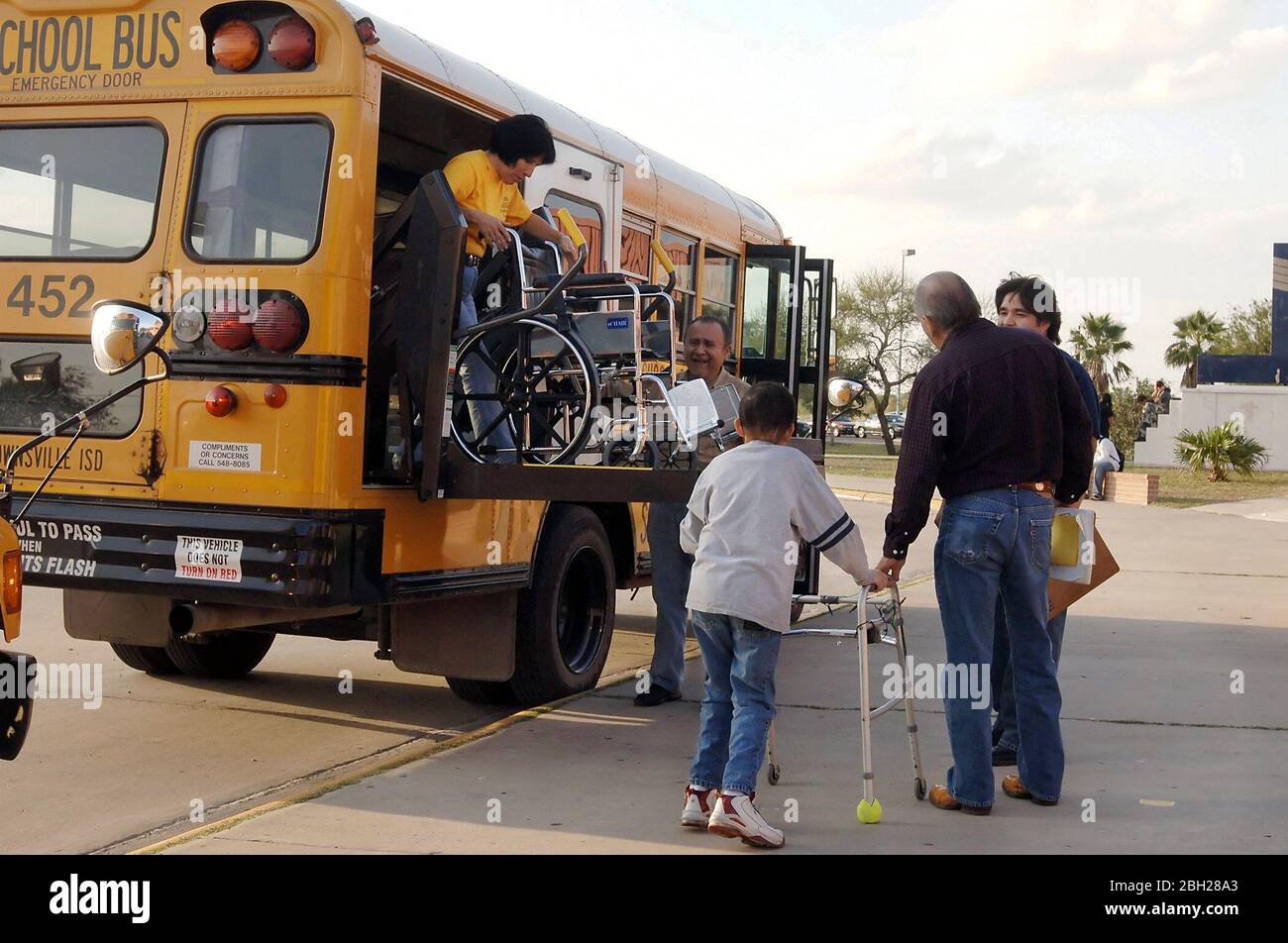 Disability school bus hi-res stock photography and images - Alamy