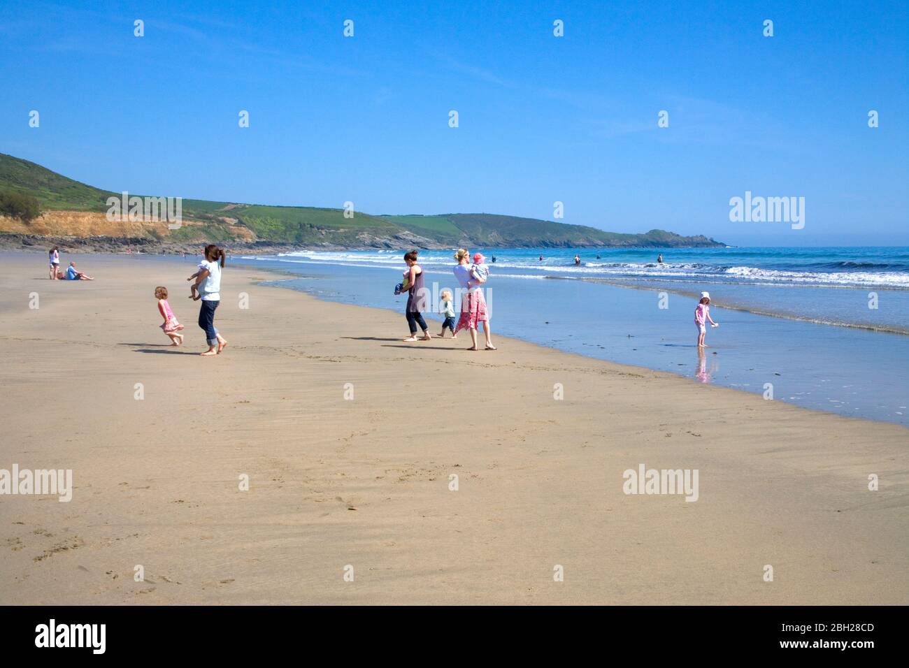 Perran sands cornwall hi-res stock photography and images - Alamy