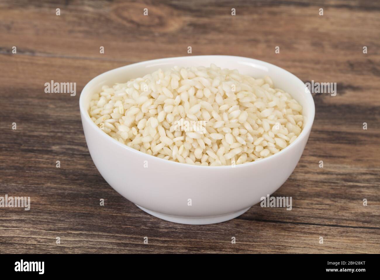 Raw Arborio rice for Italian risotto Stock Photo - Alamy
