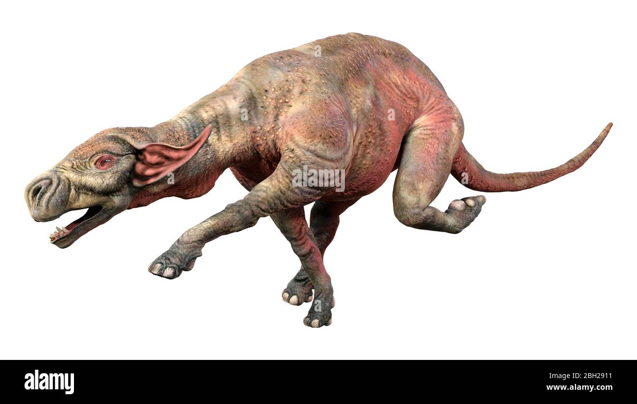 3D rendering of a fantasy creature isolated on white background Stock ...