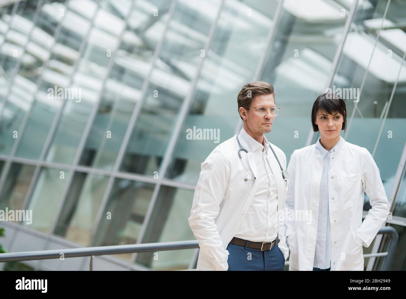 Doctor standing on roof hi-res stock photography and images - Alamy