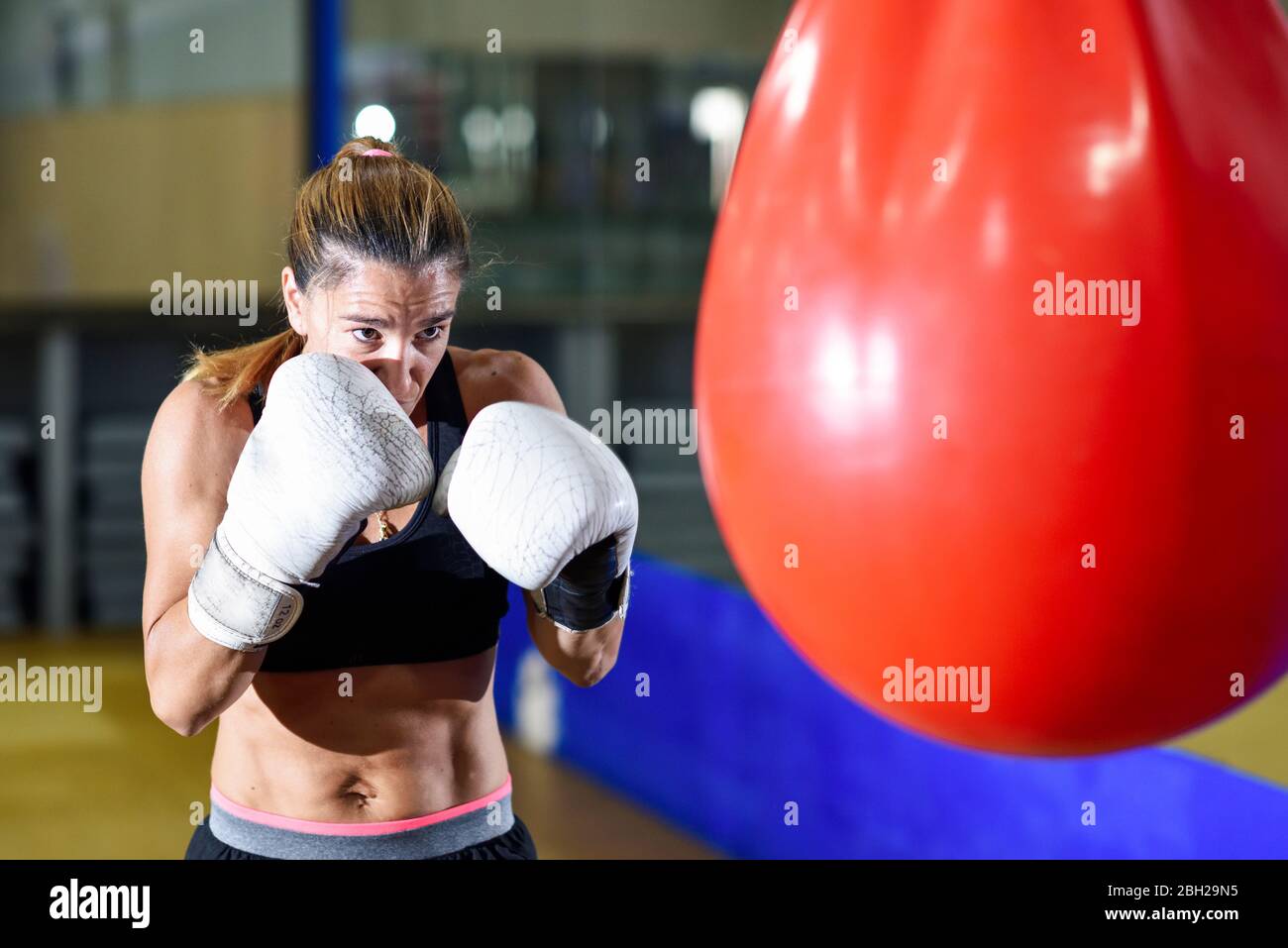 Female boxer punch hi-res stock photography and images - Alamy