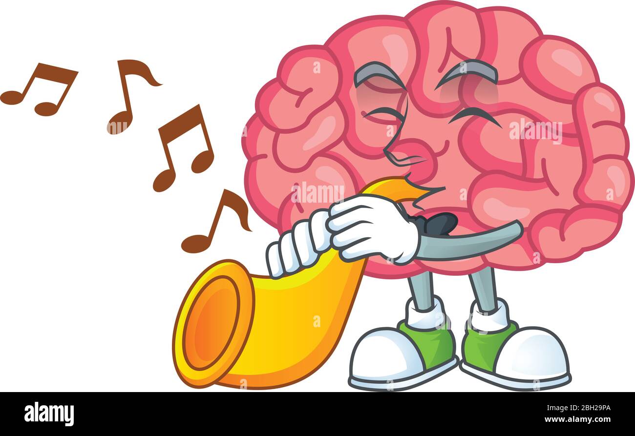 Human brain anatomy music Stock Vector Images - Alamy