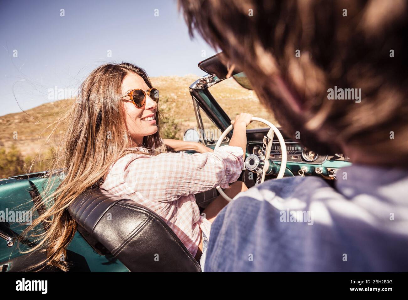 Car convertible sky hi-res stock photography and images - Alamy