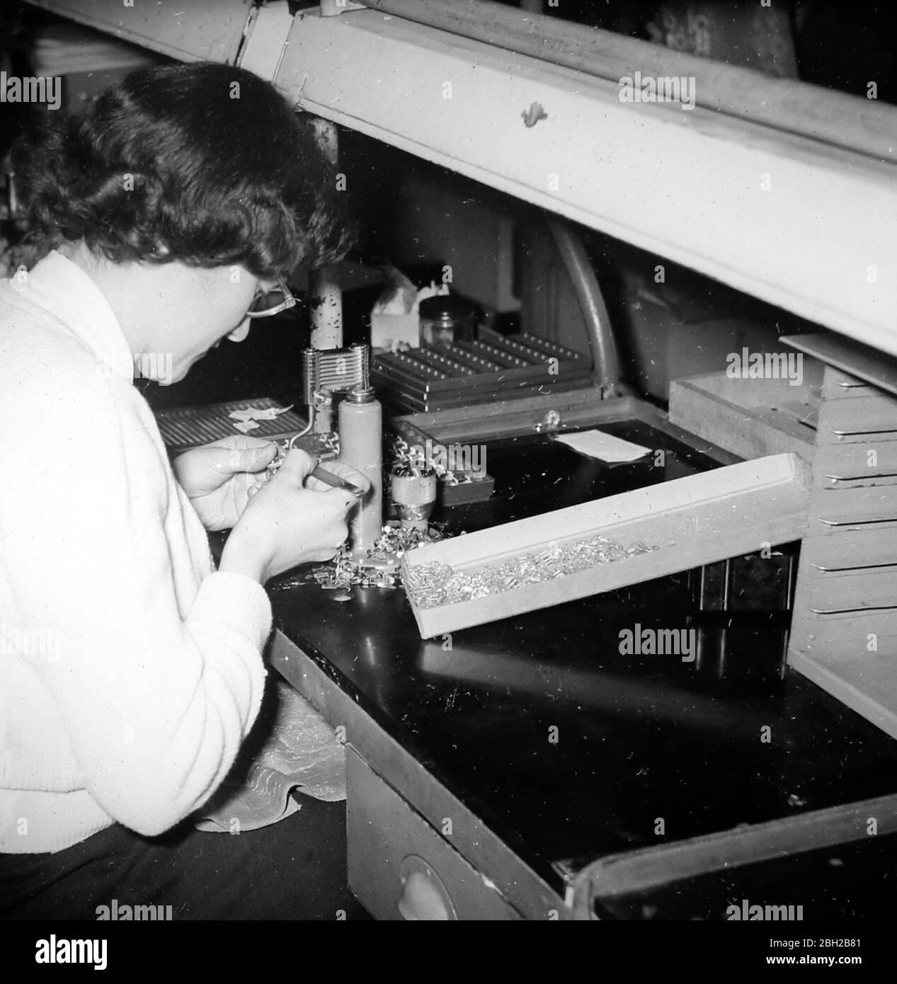 Ernest Turner Electrical Instruments factory, High Wycombe in 1951 ...