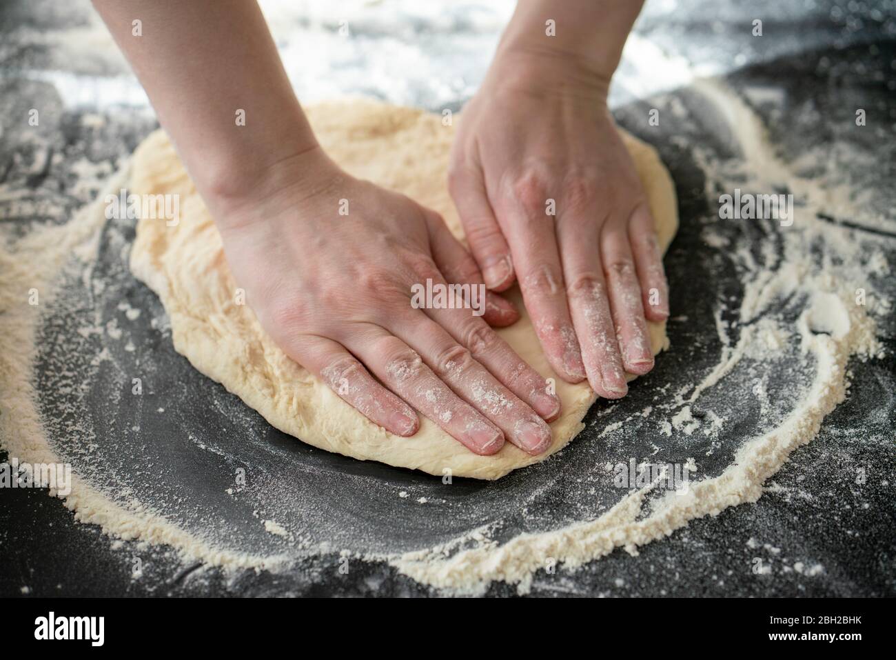 Woman kneeling hands up hi-res stock photography and images - Alamy