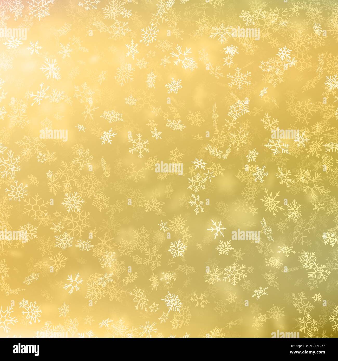 Shiny gold snowflakes background template. EPS 10 vector Stock Vector ...