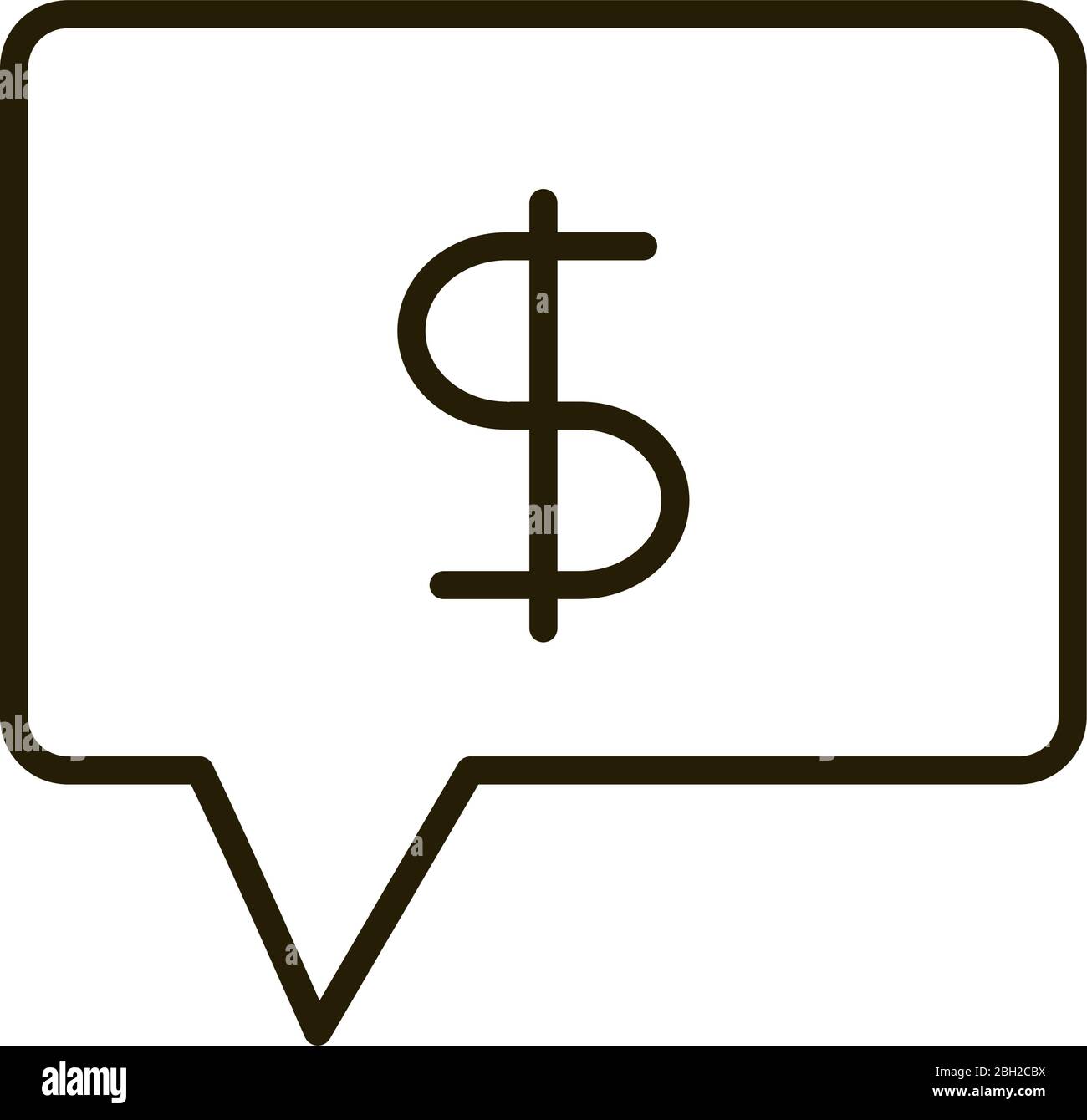 money message business financial investing vector illustration line ...