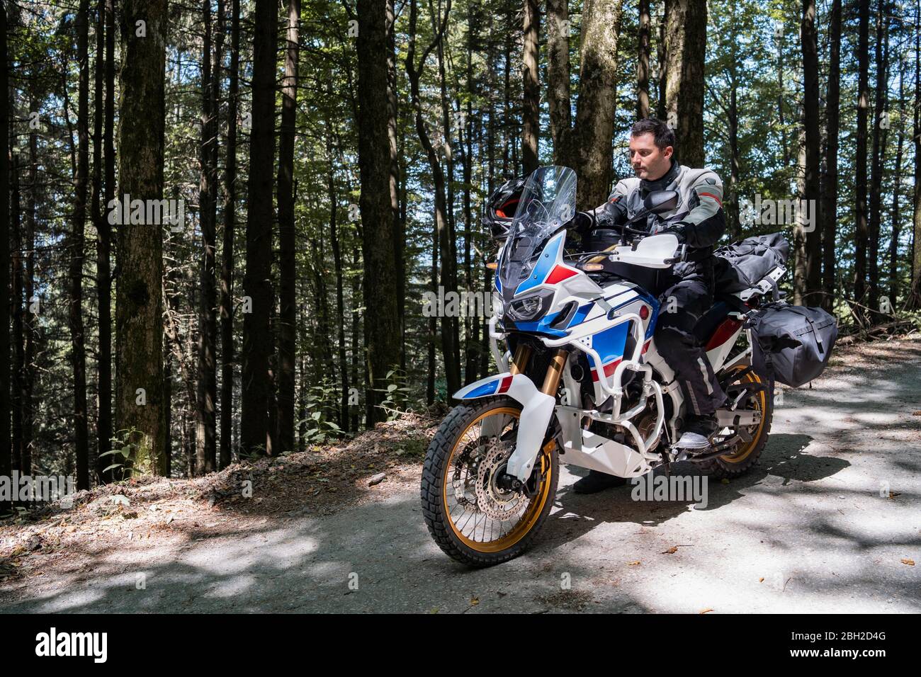 Motorbike road trip hi-res stock photography and images - Alamy