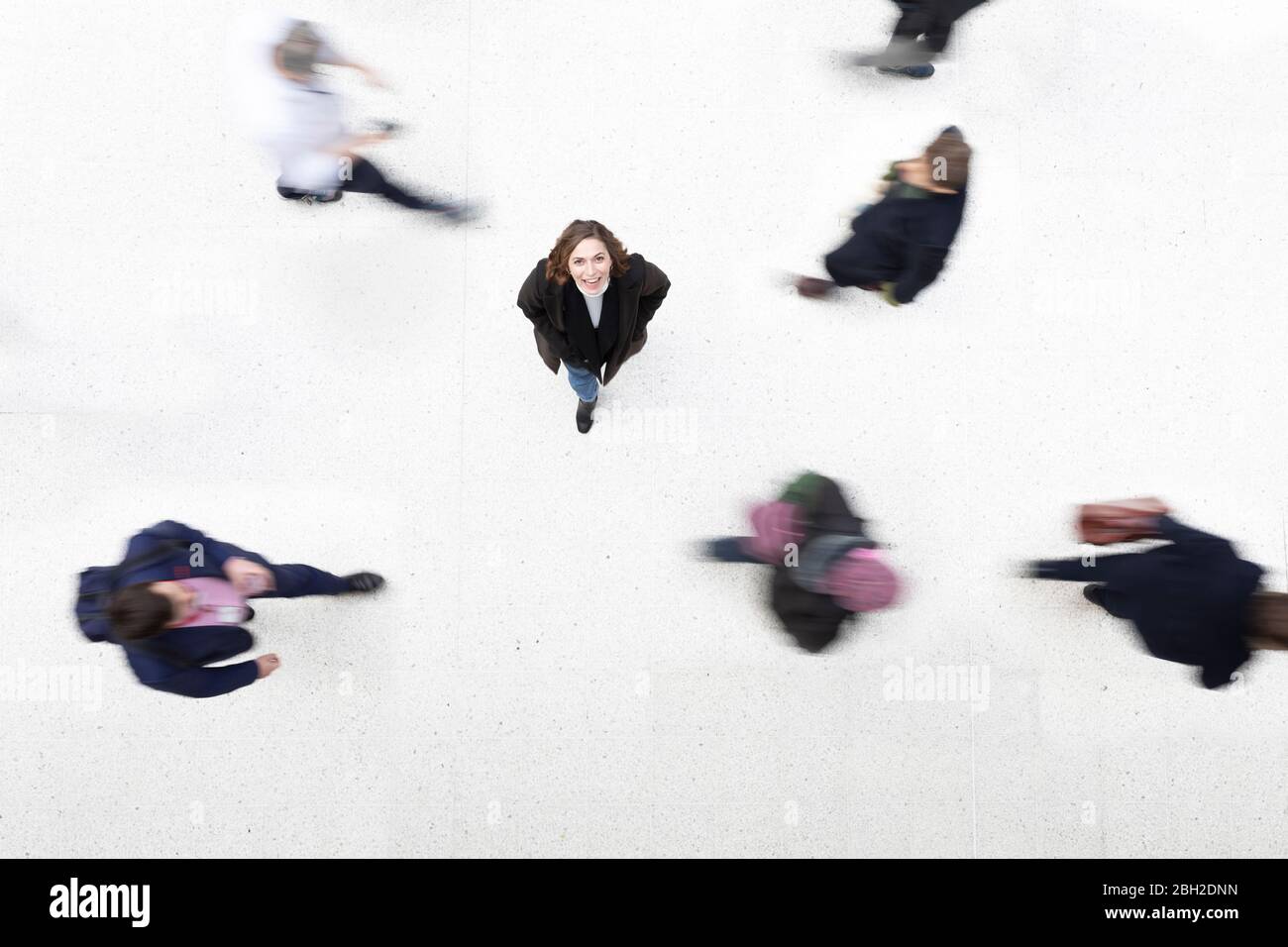 Blurred image of people moving hi-res stock photography and images - Alamy
