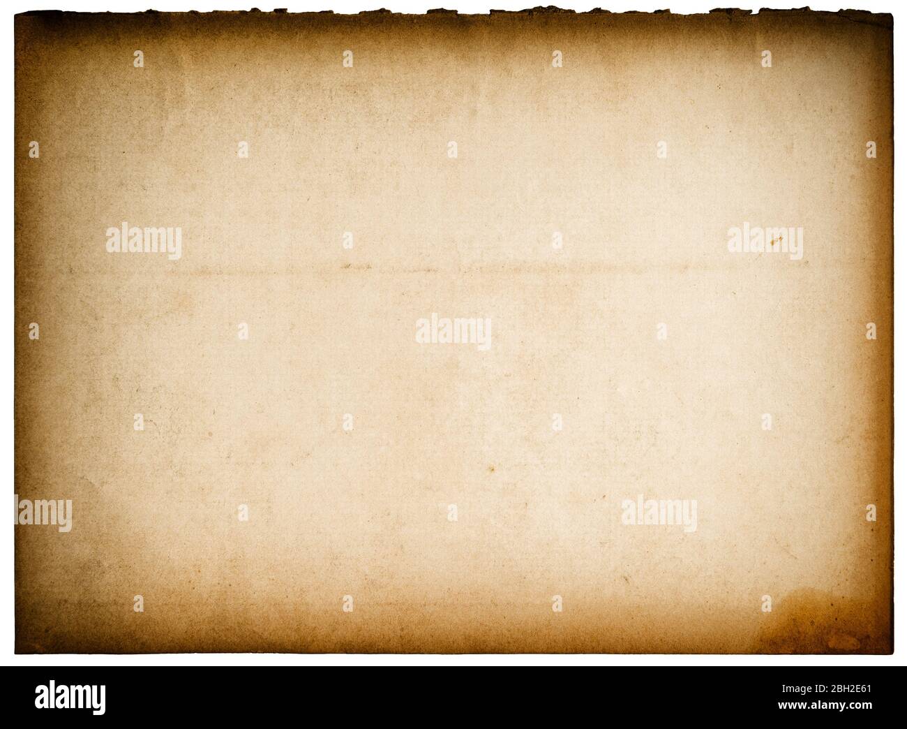 Old used paper sheet with vignette edges Stock Photo - Alamy