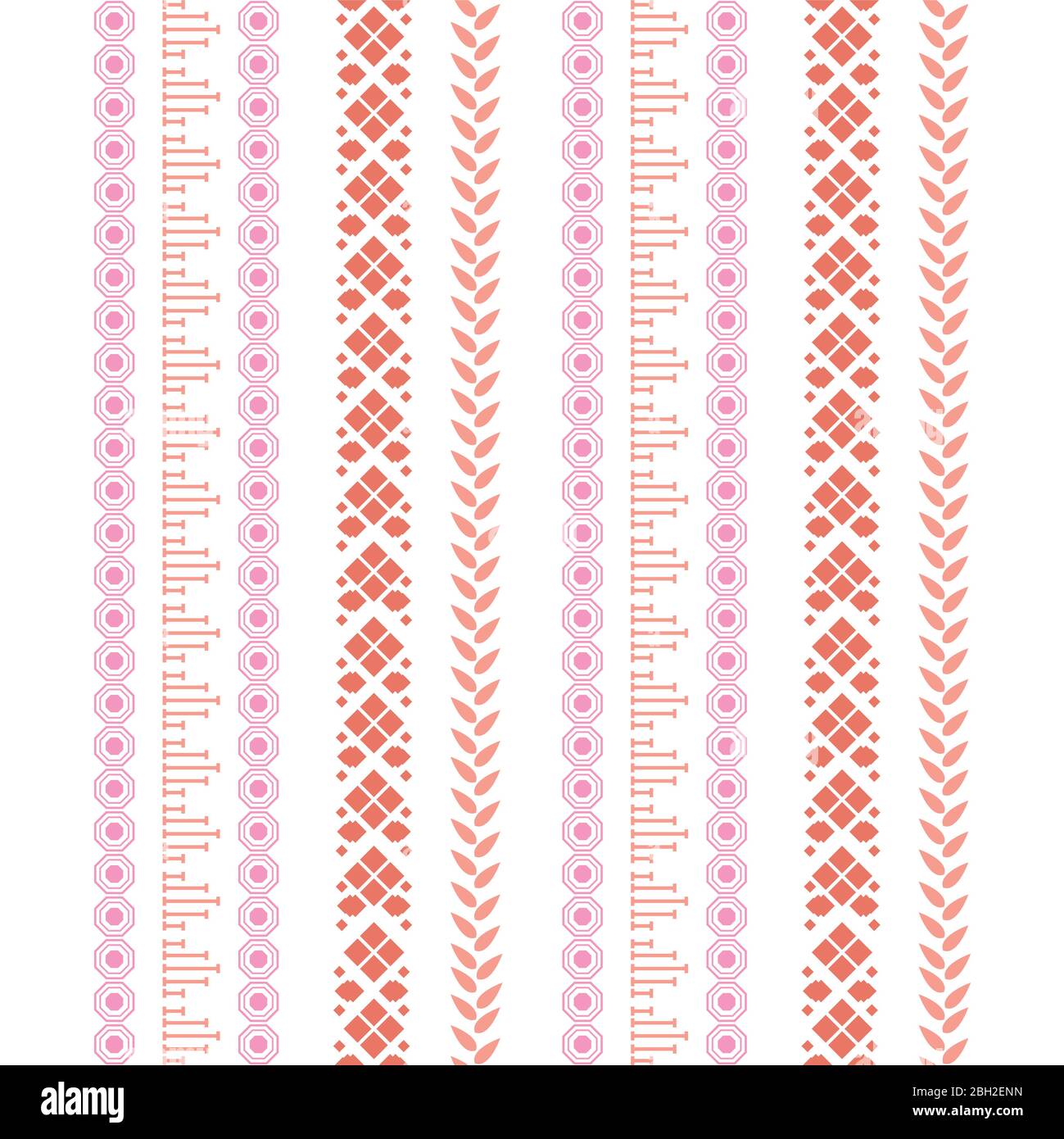 Simple embroidered design pattern for living room decor Stock Vector ...