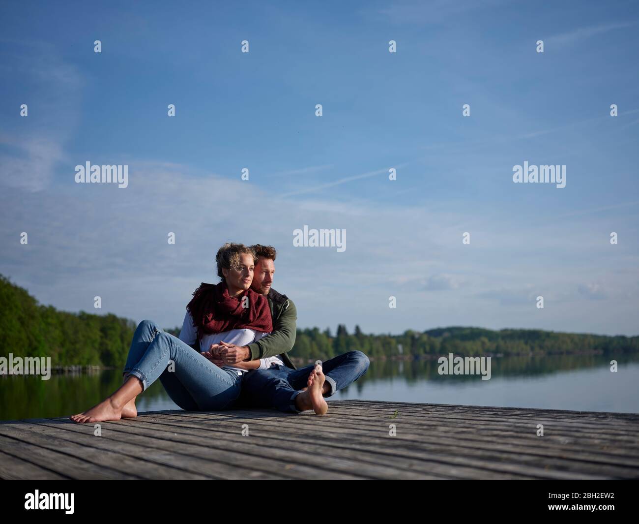 Romantic bathing jetty hi-res stock photography and images - Alamy