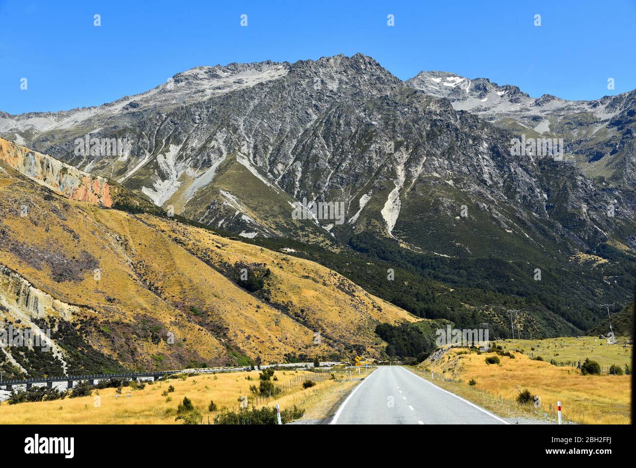 mt cook,south island, new zealand Stock Photo - Alamy