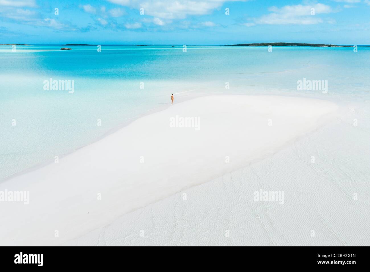 Aerial view woman on white hi-res stock photography and images - Alamy