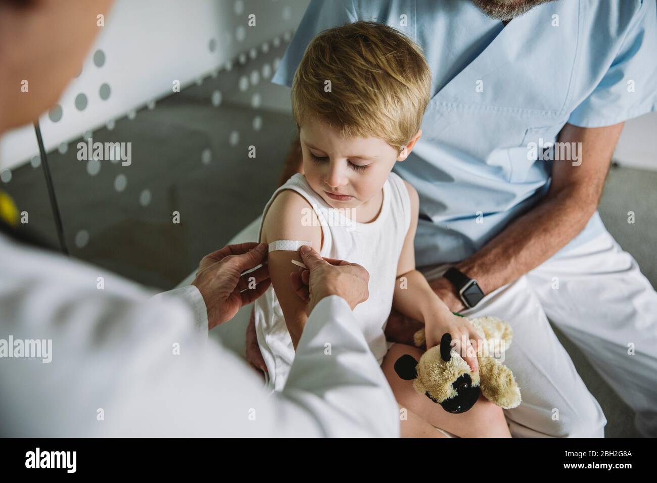 Band aid vaccination hi-res stock photography and images - Alamy