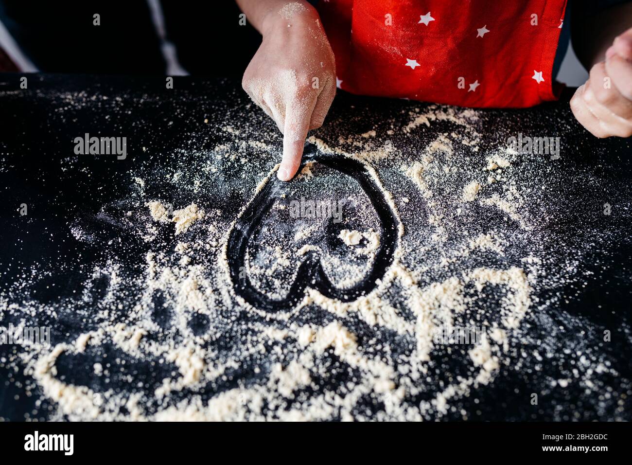 Hand drawing heart on hi-res stock photography and images - Alamy