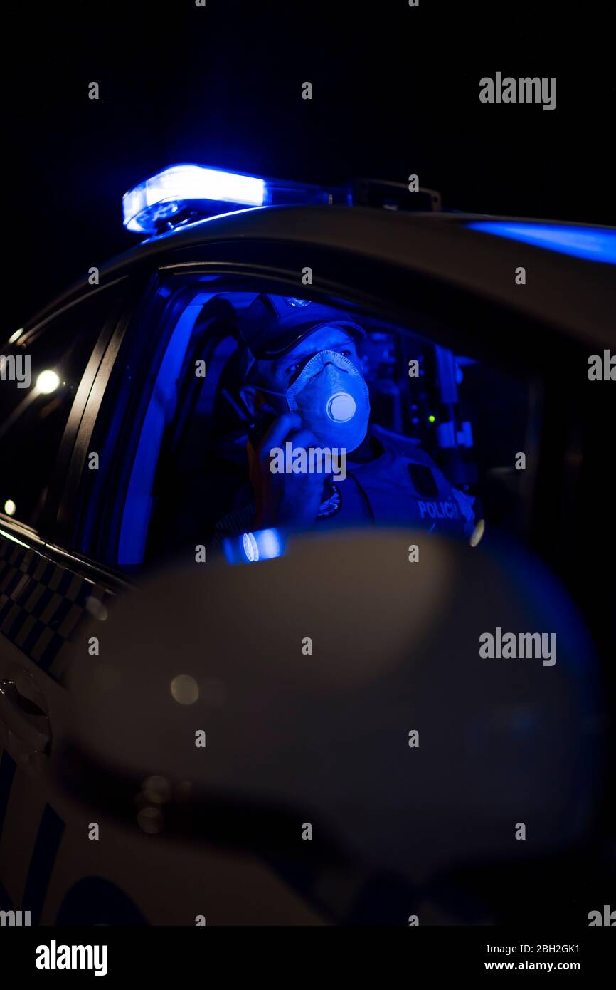Policeman face hi-res stock photography and images - Alamy