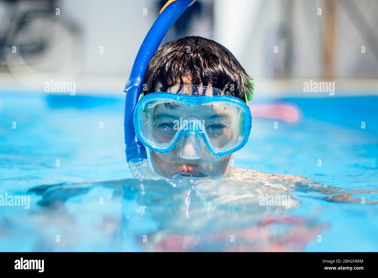 Boy scuba hi-res stock photography and images - Alamy