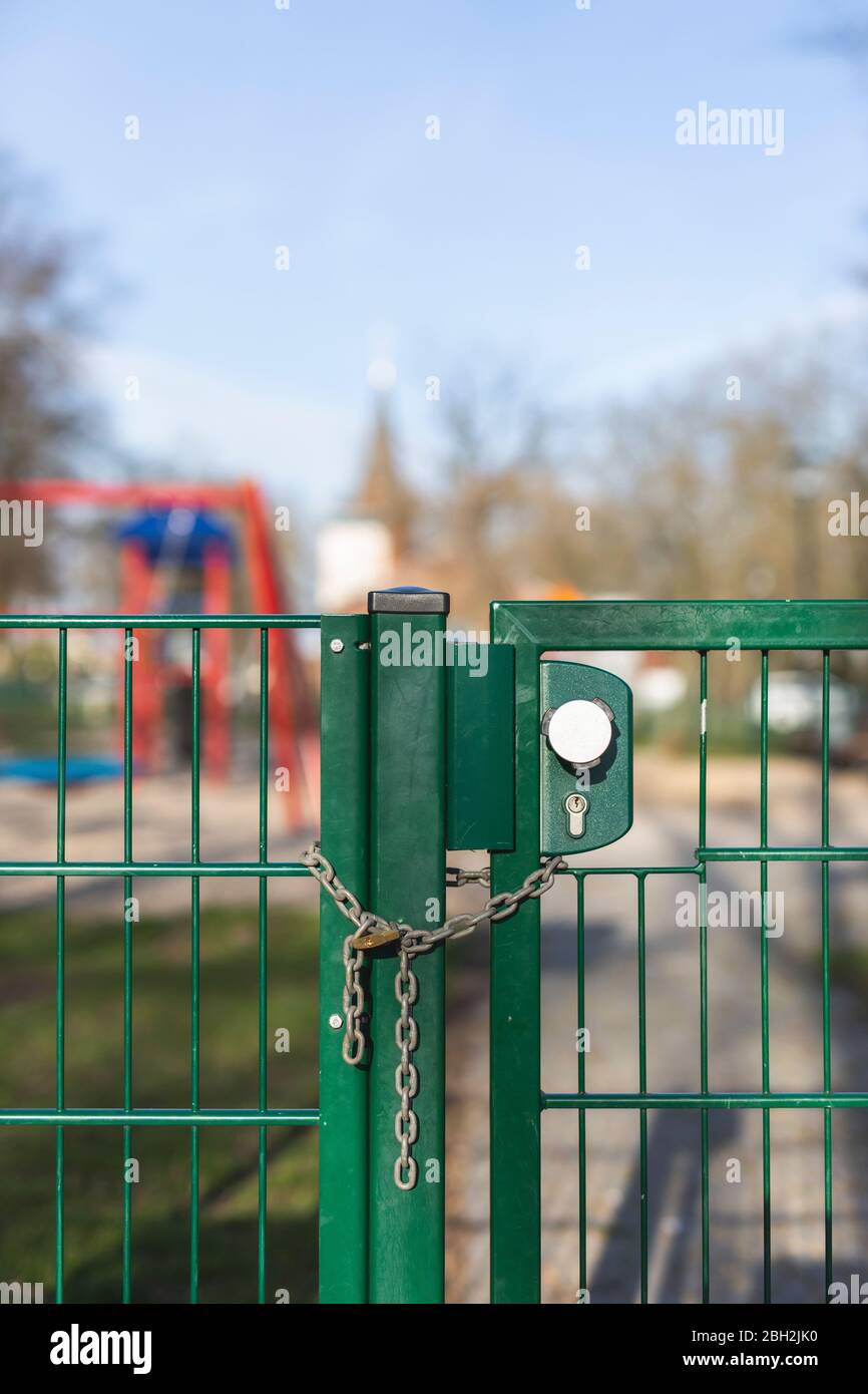 Playground Gate High Resolution Stock Photography and Images - Alamy