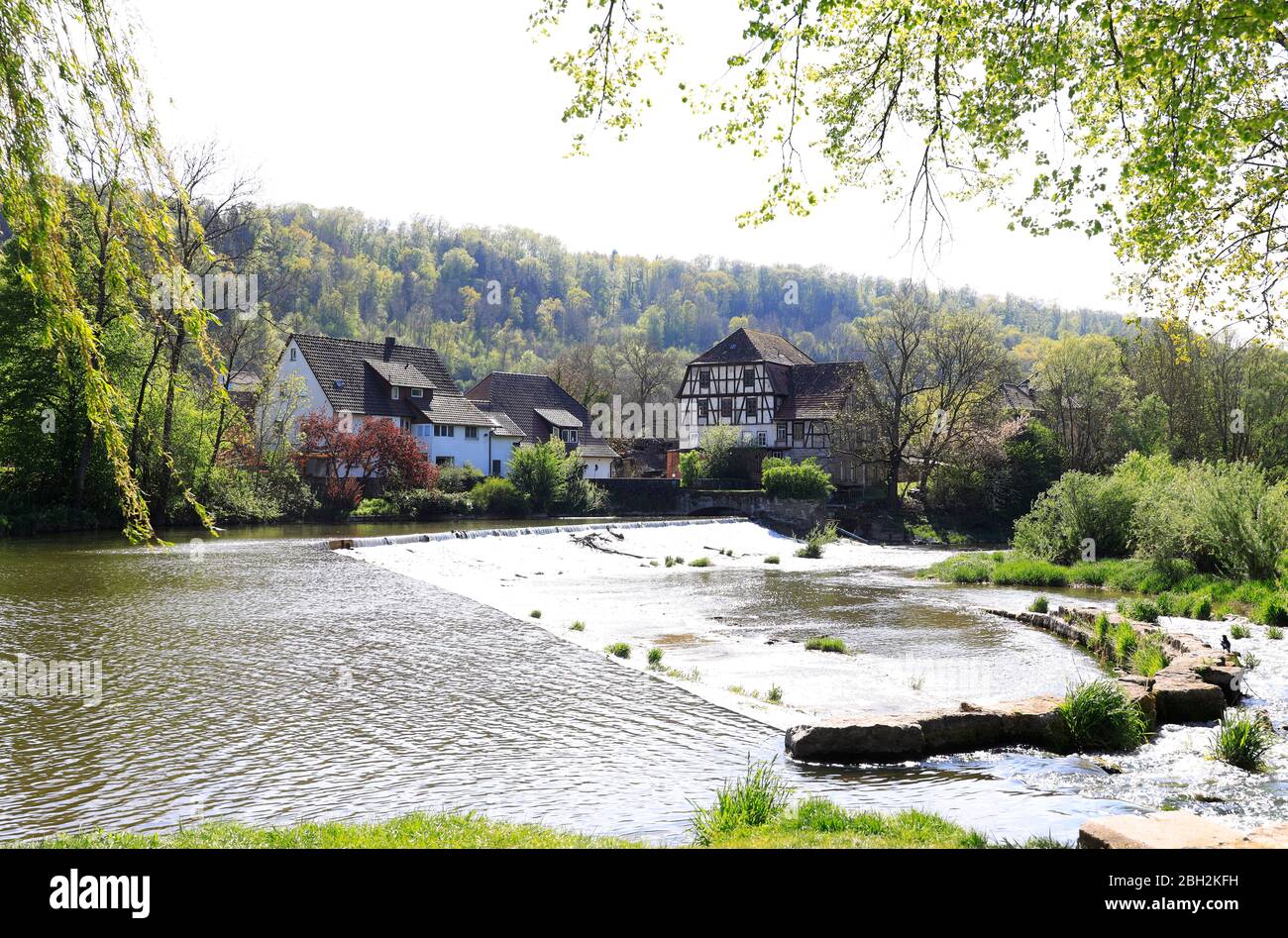 The City of Forchtenberg, Hohenlohe, Germany Stock Photo - Alamy