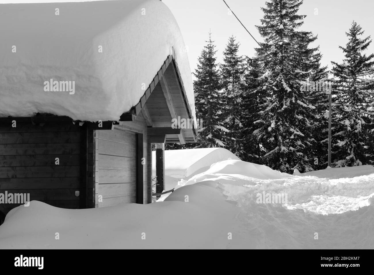 View alps covered snow Black and White Stock Photos & Images - Alamy