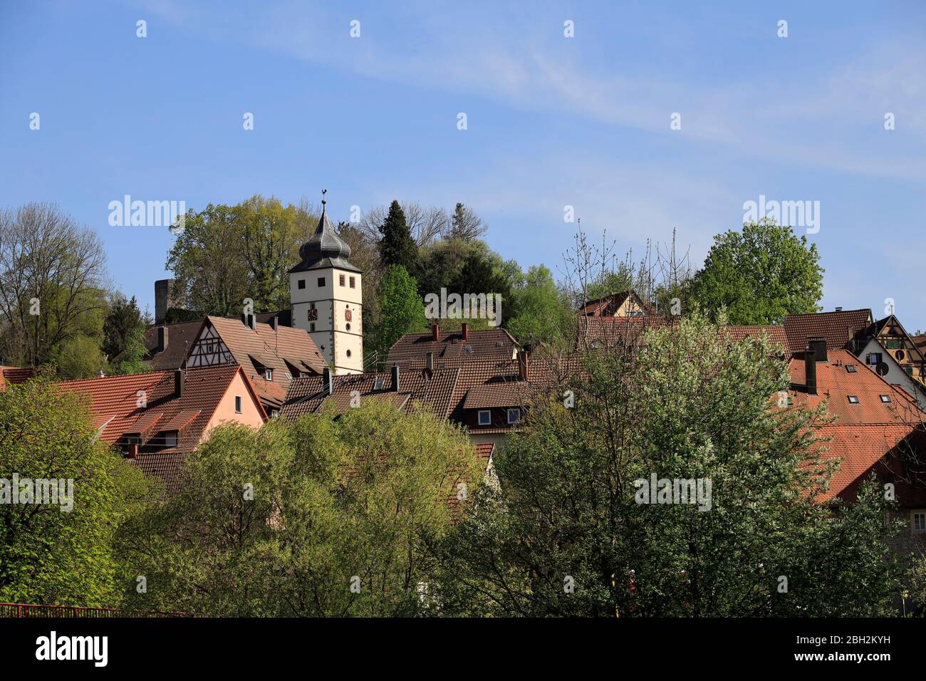 The City of Forchtenberg, Hohenlohe, Germany Stock Photo - Alamy