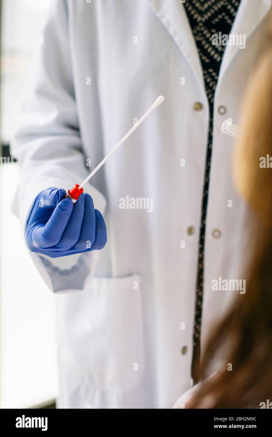 Medical sterile swab stick hi-res stock photography and images - Alamy