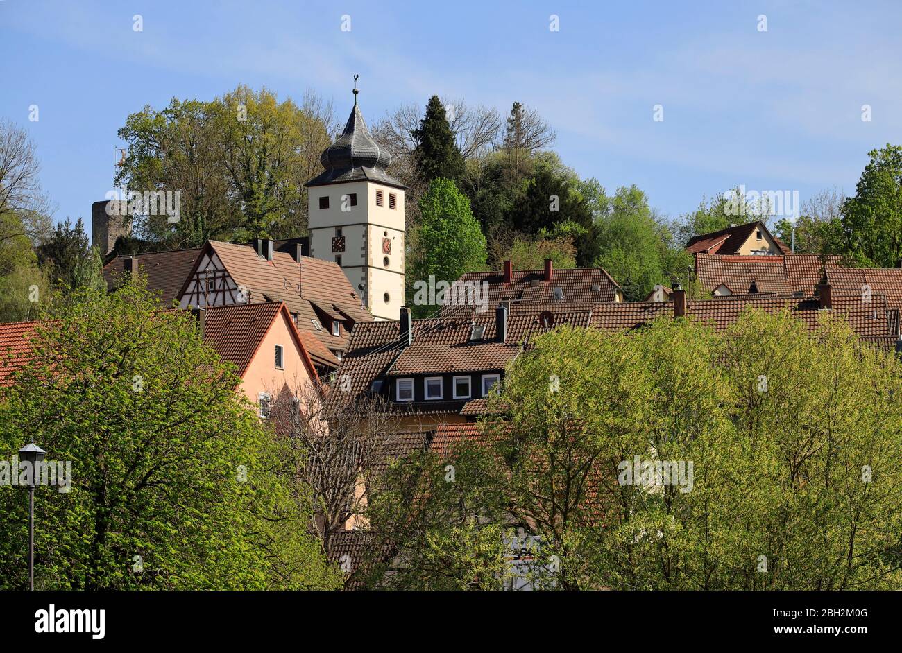 The City of Forchtenberg, Hohenlohe, Germany Stock Photo - Alamy