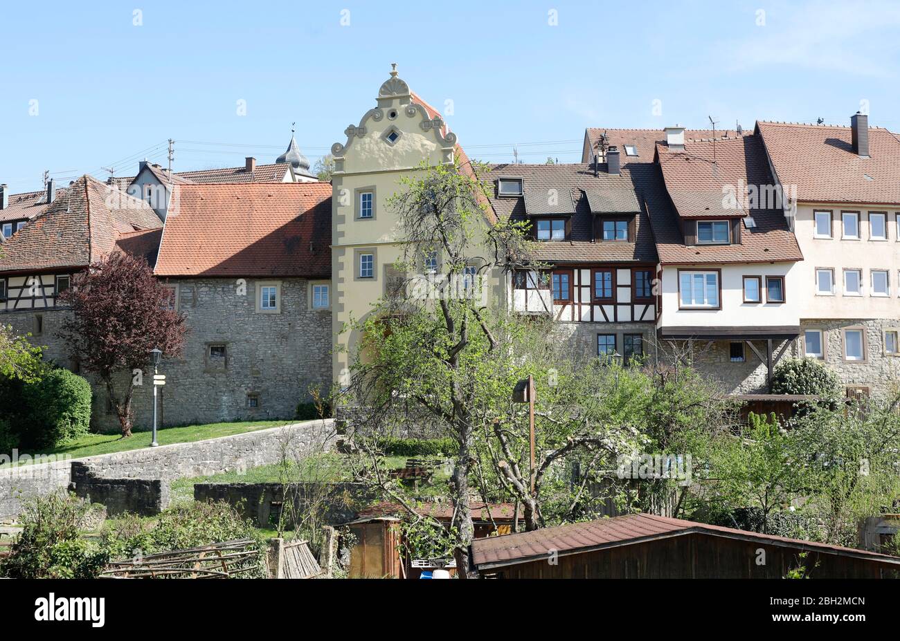 The City of Forchtenberg, Hohenlohe, Germany Stock Photo - Alamy