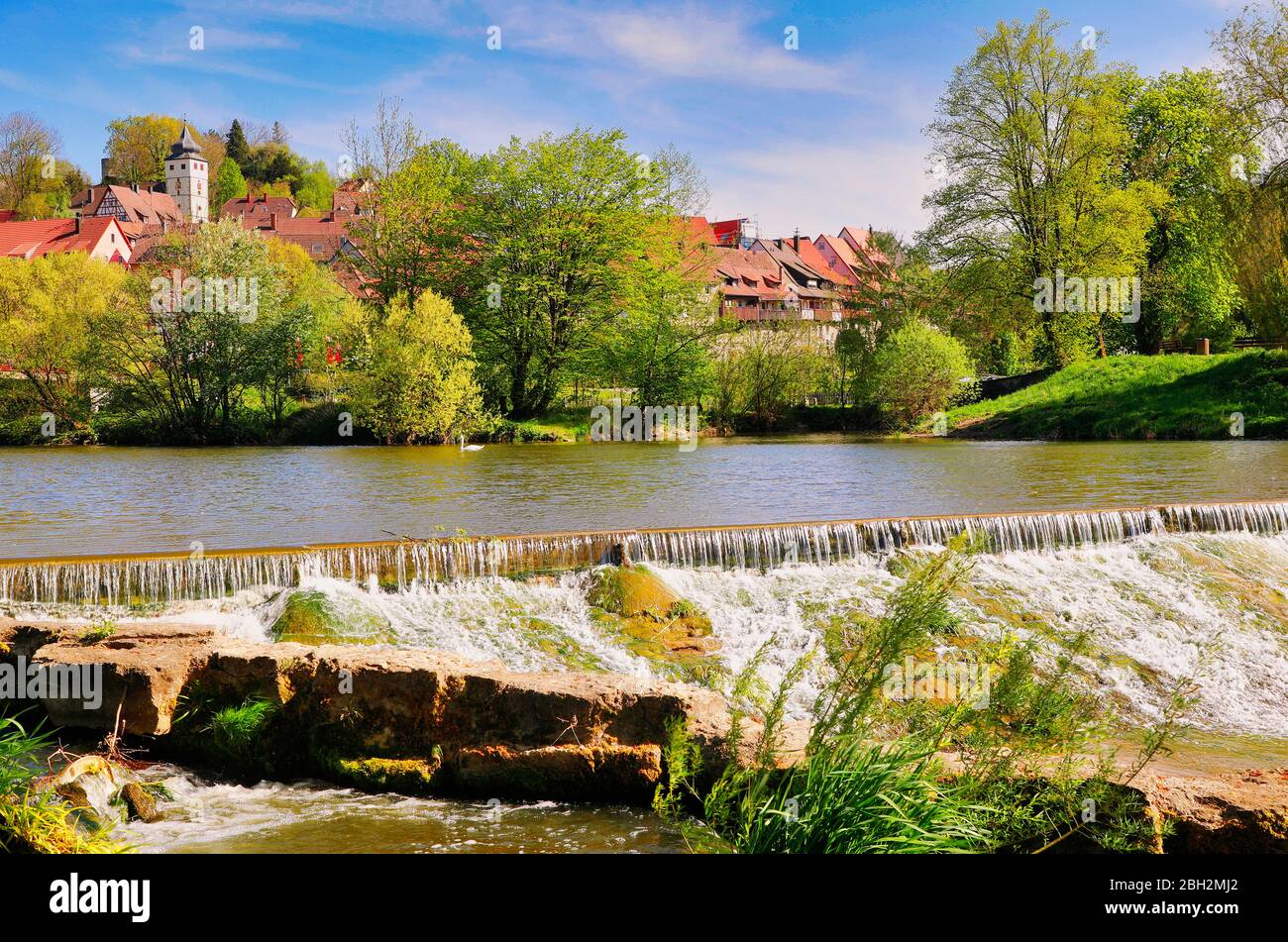 The City of Forchtenberg, Hohenlohe, Germany Stock Photo - Alamy