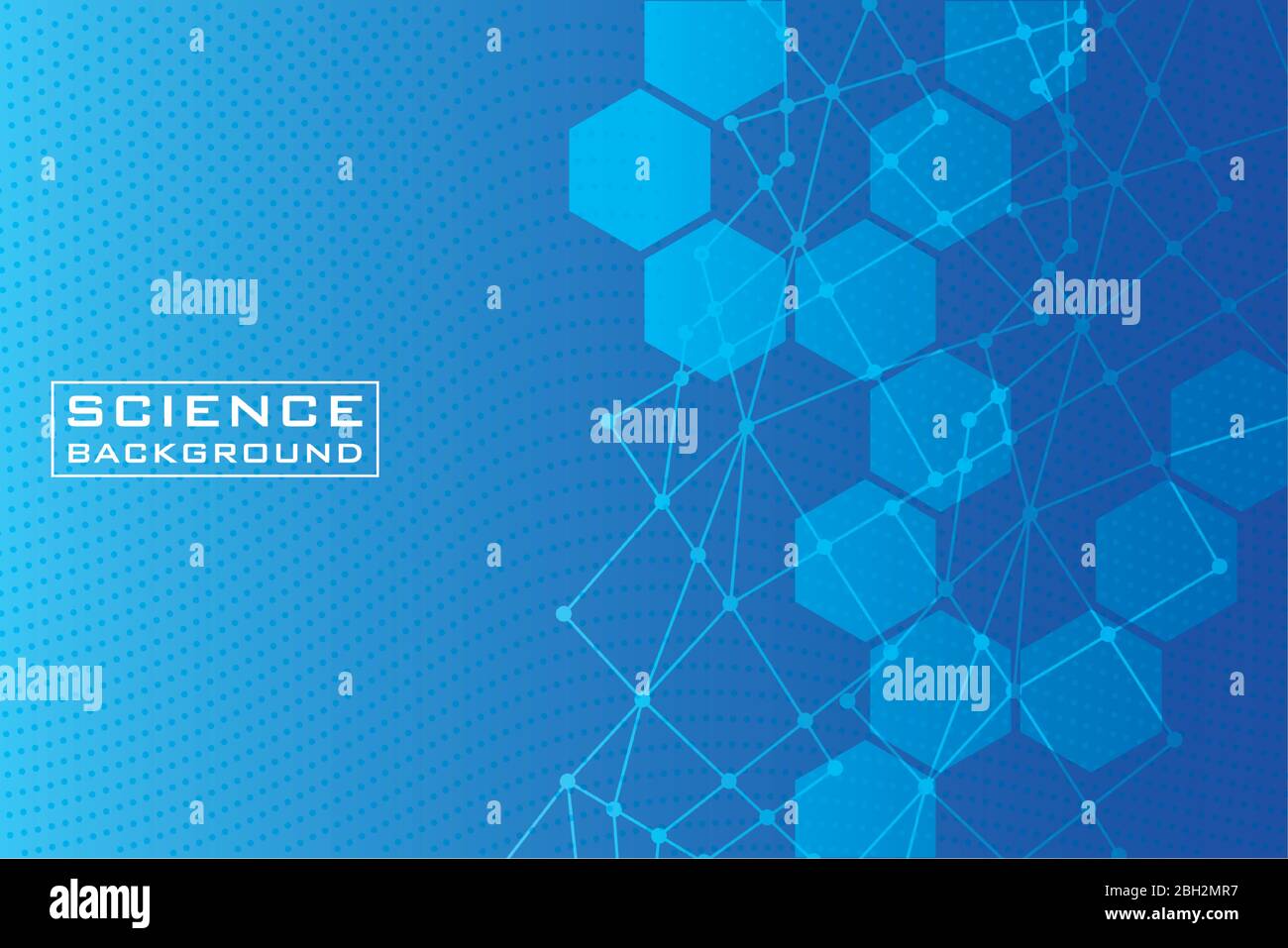 blue science background with lines structures Stock Vector Image & Art ...