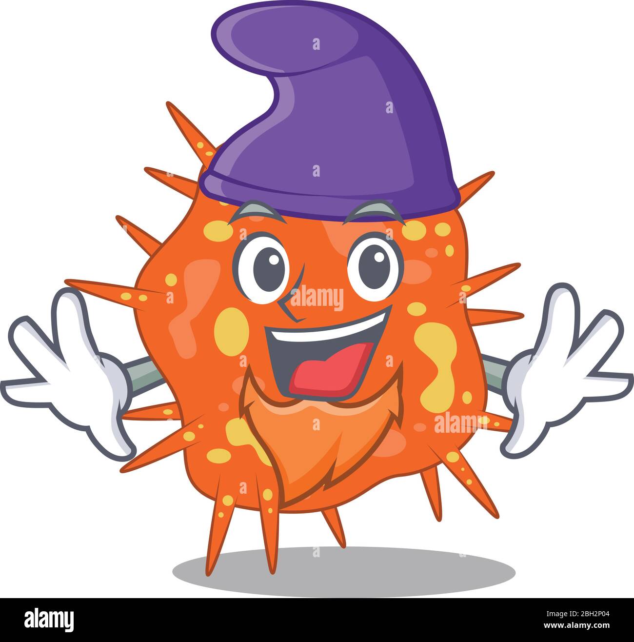 Cute picture of burkholderia mallei in Elf cartoon design Stock Vector ...