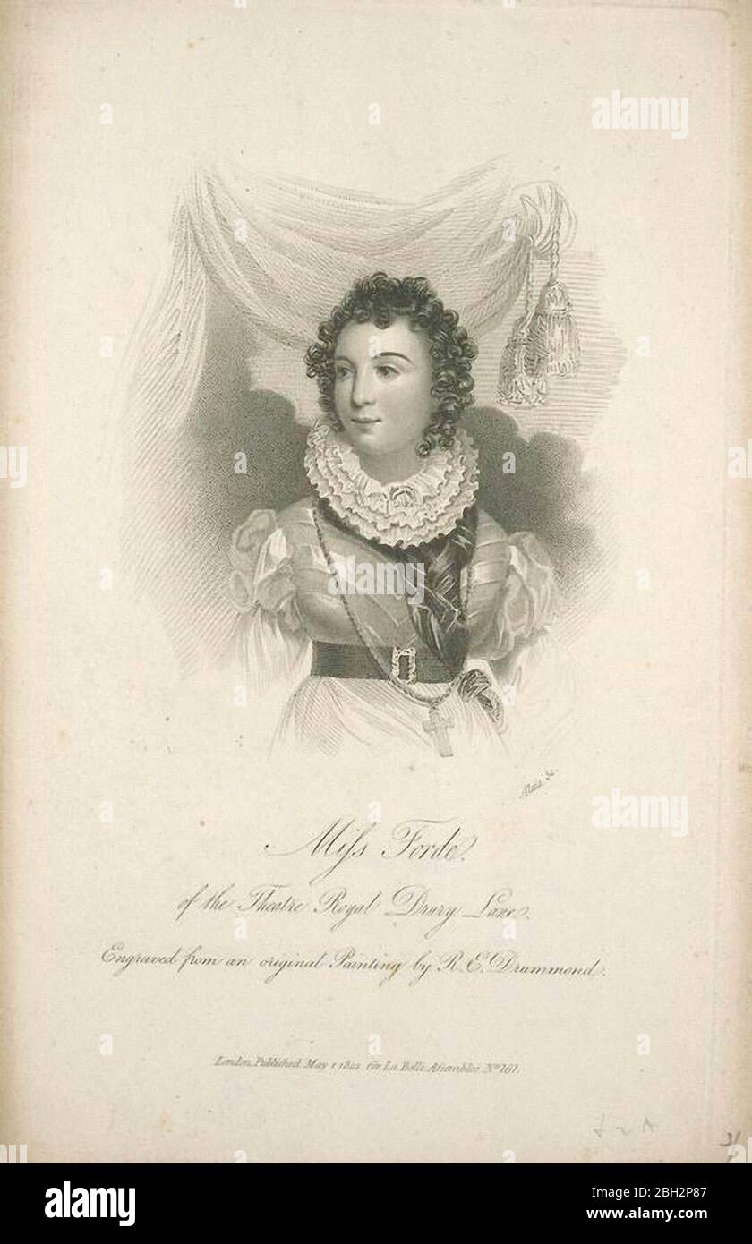 Catherine Maria Forde 1805 Stock Photo - Alamy