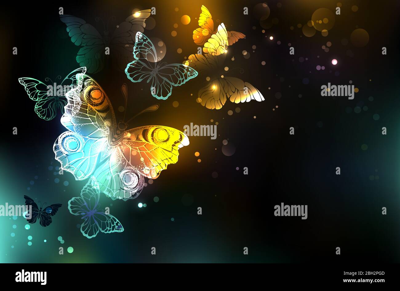 Beautiful butterfly on background Stock Vector Images - Alamy