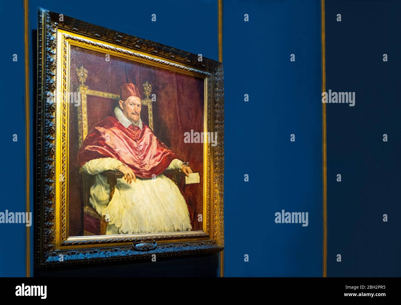 Rome, Italy - October 02, 2019: Doria-Pamphili palace, the portrait of ...