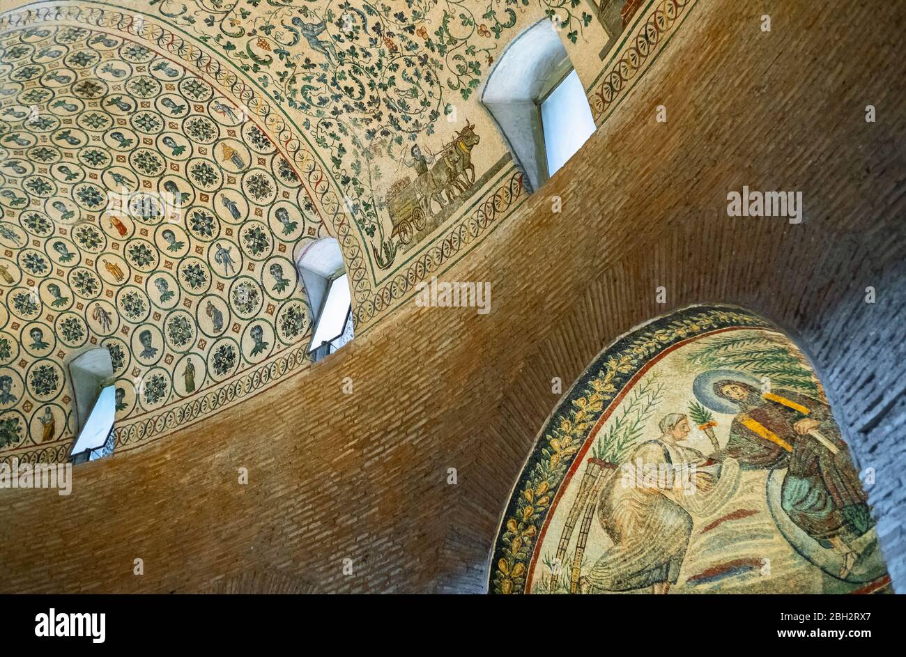 Rome, Italy - August 20, 2017: The early Christian architecture and ...