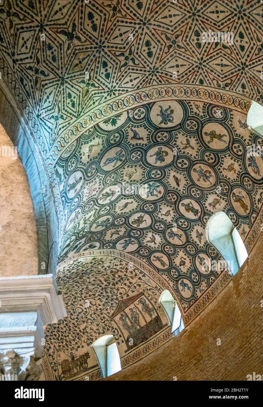 Rome, Italy - August 20, 2017: The early Christian architecture and ...