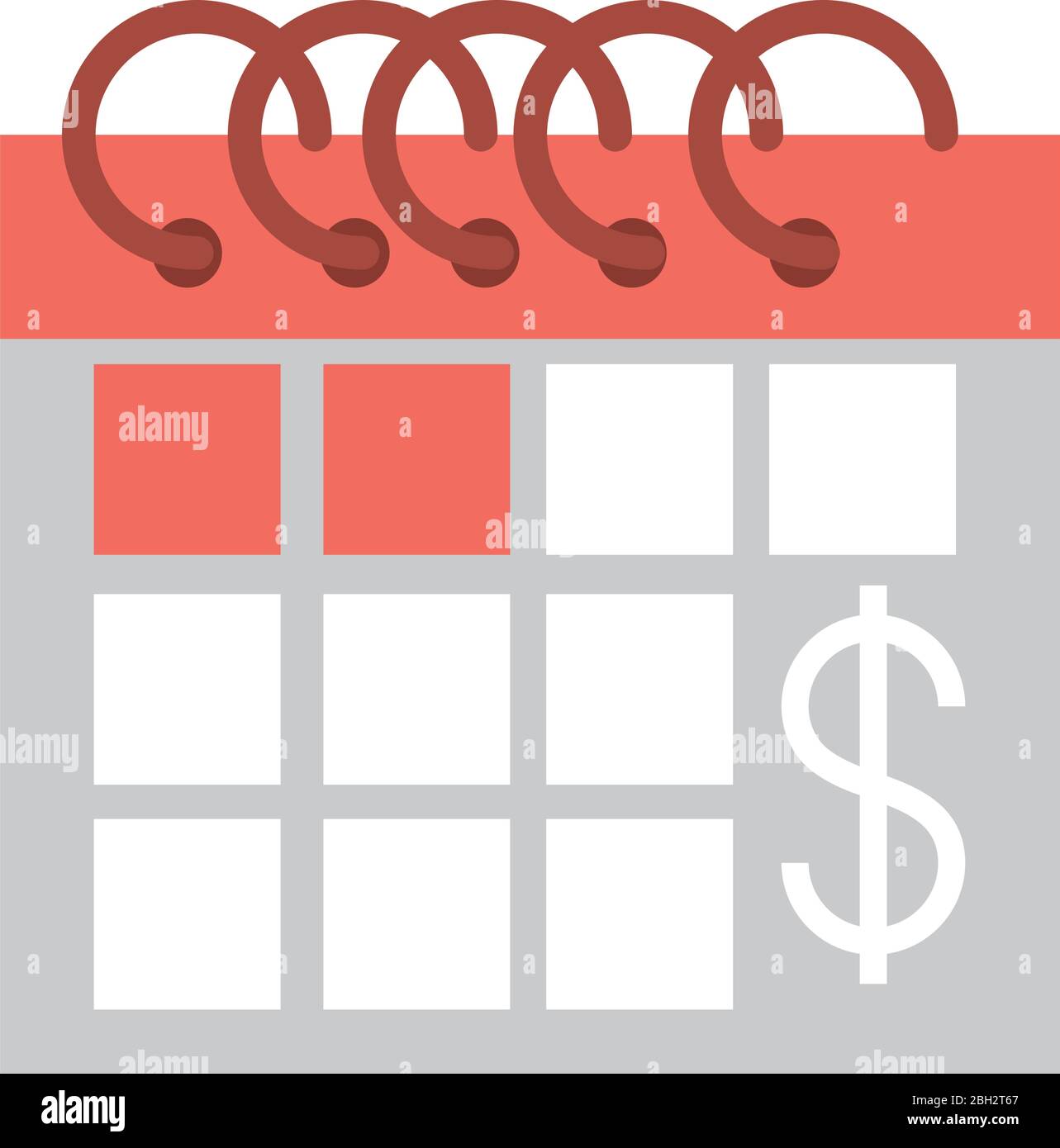 mobile banking, calendar tax accounting vector illustration flat style ...