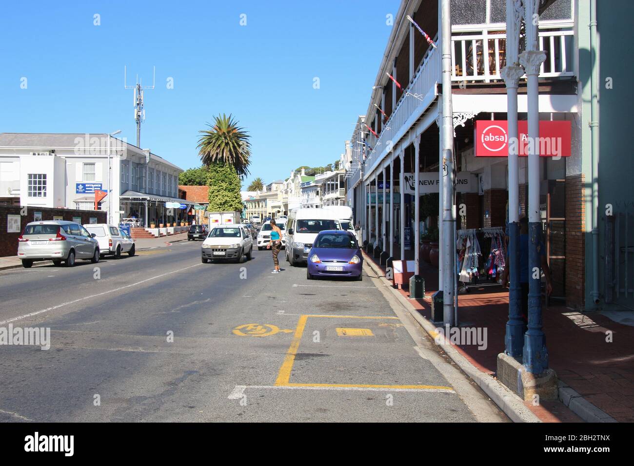 Simon’s Town, South Africa - February 2020: The Main Street of Simon‘s ...