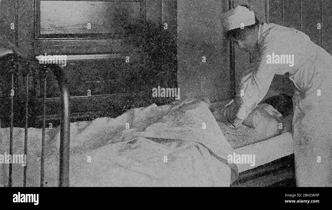 Bed ridden nurse Black and White Stock Photos & Images - Alamy