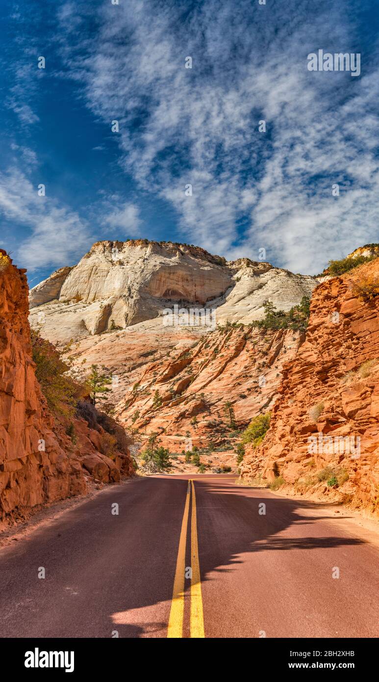Zion mount carmel highway hi-res stock photography and images - Alamy