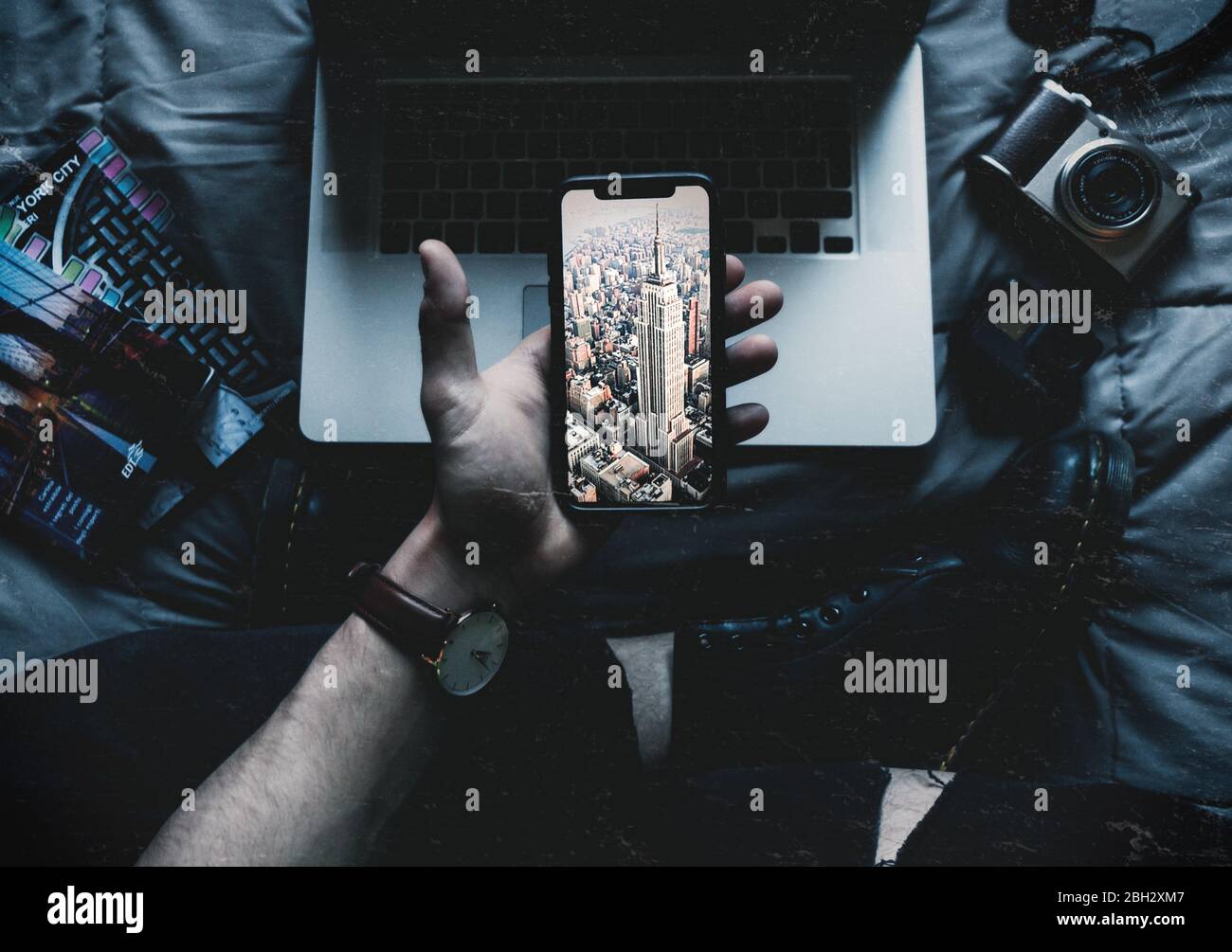 Reflection of a camera Stock Photo - Alamy