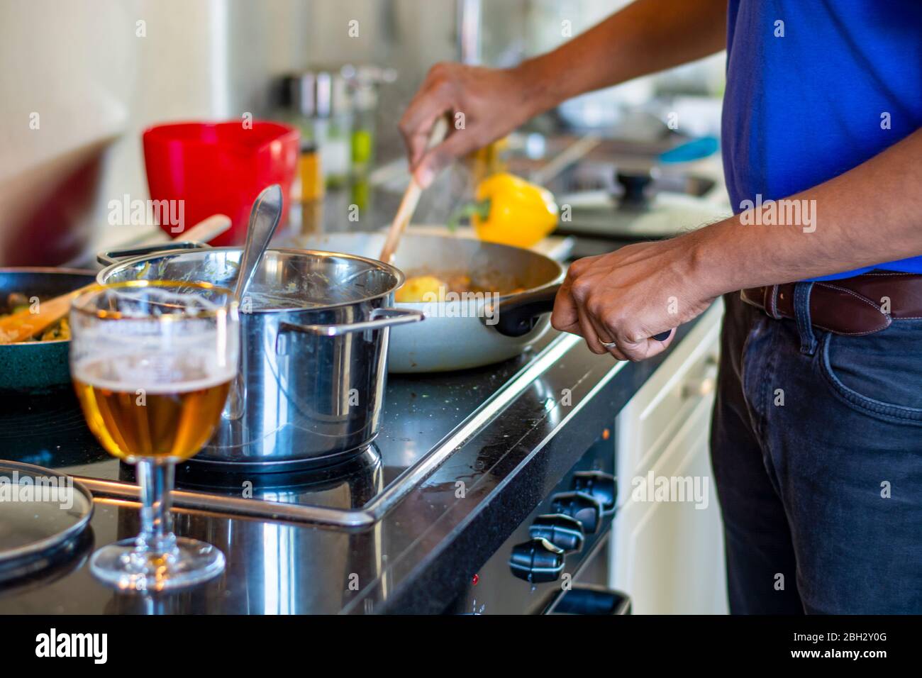 Messy Kitchen After Cooking