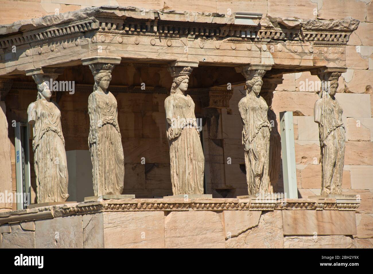 Greece acropolis caryatids hi-res stock photography and images - Alamy