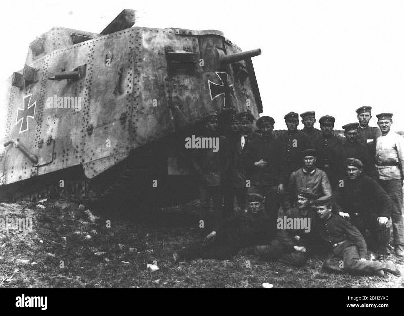 he A7V was a heavy tank introduced by Germany in 1918 during World War ...