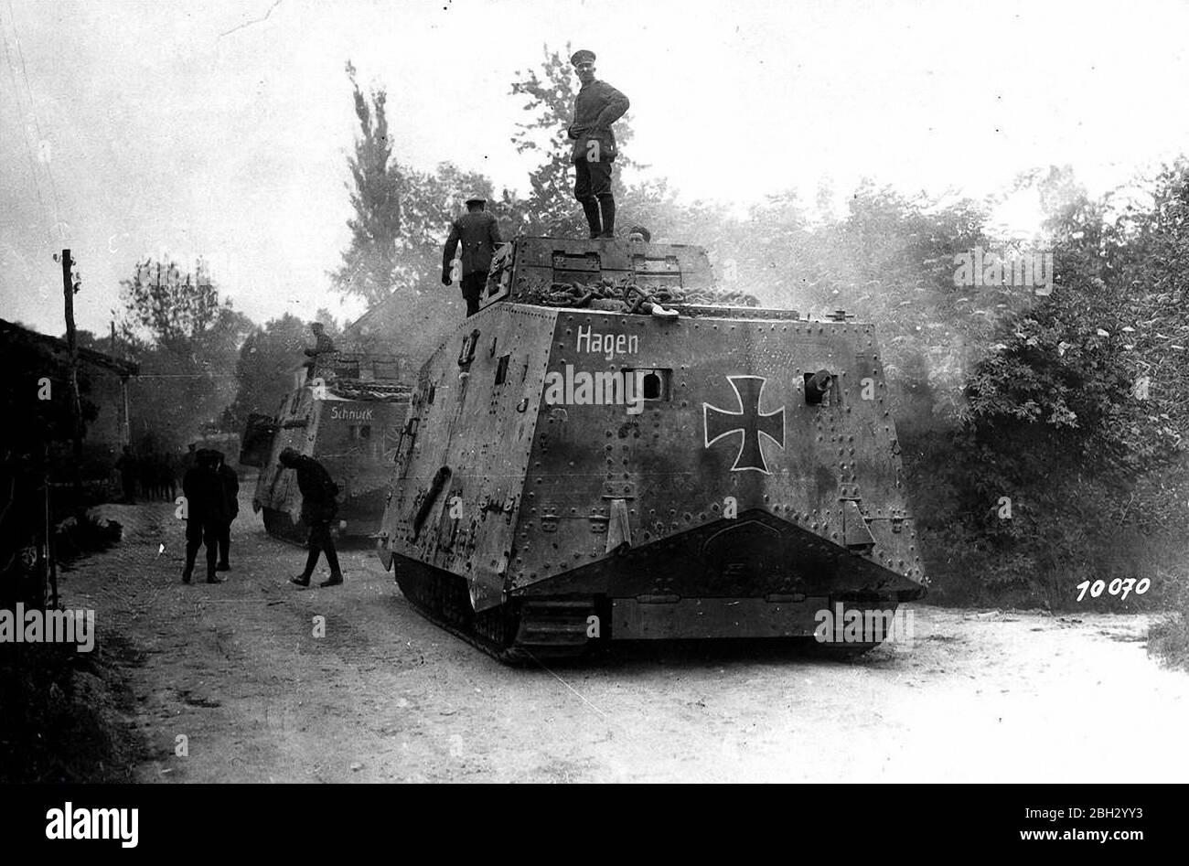 he A7V was a heavy tank introduced by Germany in 1918 during World War ...