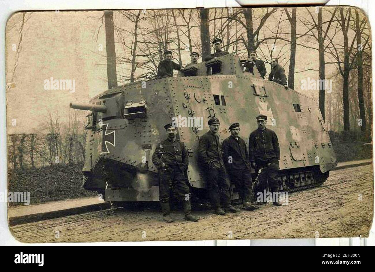he A7V was a heavy tank introduced by Germany in 1918 during World War ...