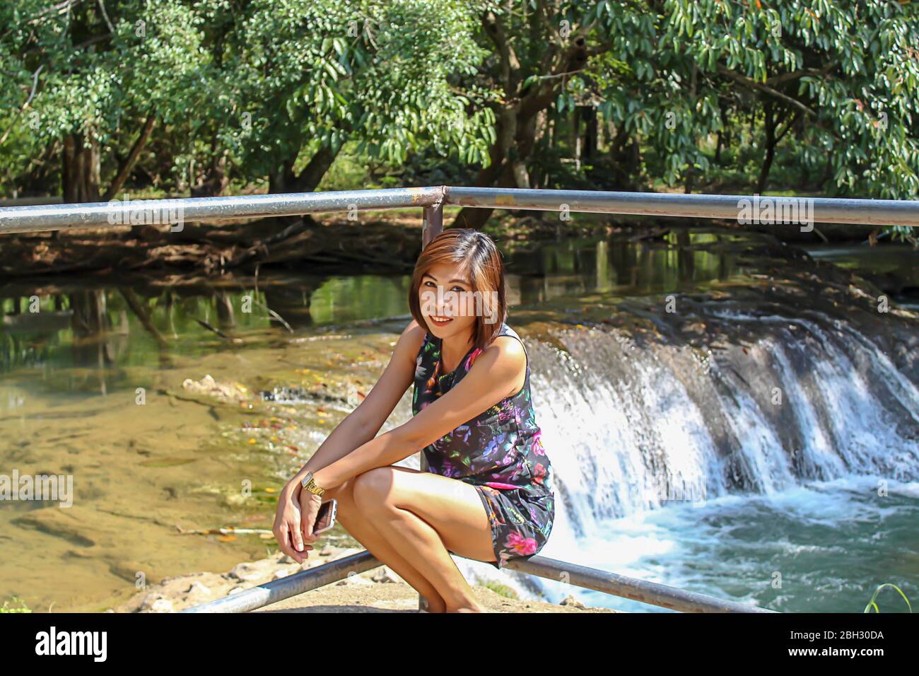 Asean woman water in hi-res stock photography and images - Alamy
