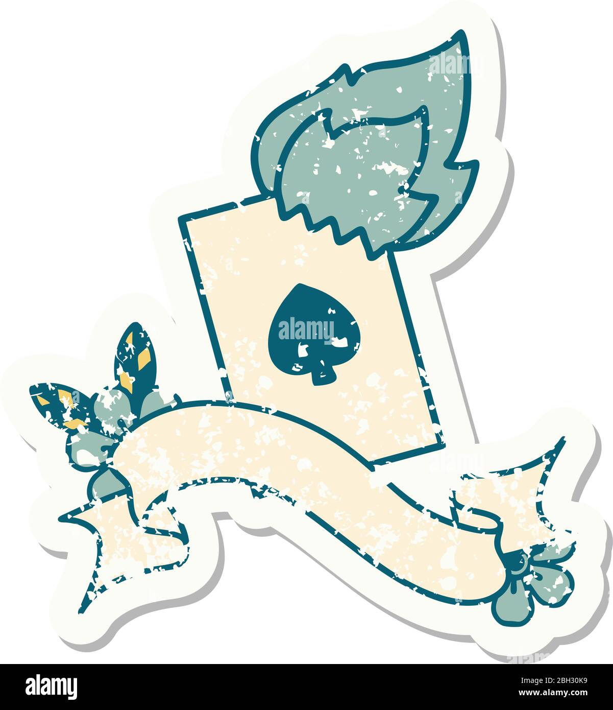 Worn out sticker Stock Vector Images - Alamy